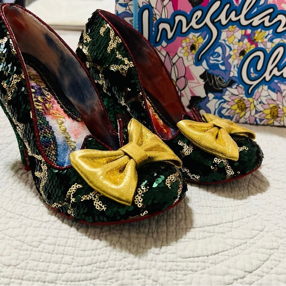 Irregular Choice | Shoes | New Iob Irregular Choice Iconic Green Gold ...
